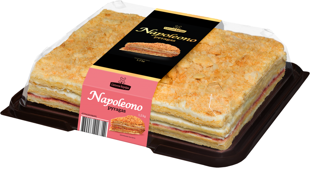 Napoleon cake, 1.200 kg - FROZEN - Bandi Foods Europe | Wholesale Food ...