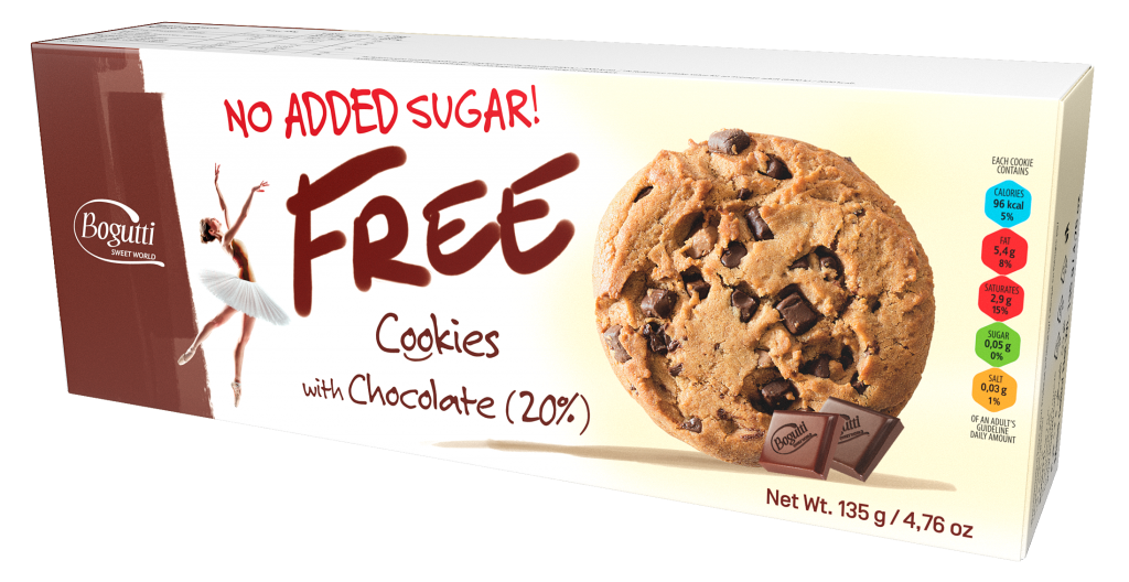 FREE Cookies with chocolate 20% 135g - Bandi Foods Europe | Wholesale ...