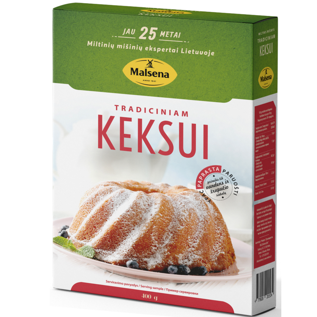 Flour mix for traditional cake, 400g - Bandi Foods Europe | Wholesale ...